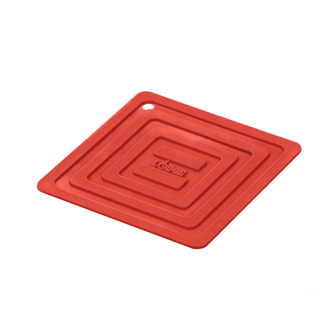 Lodge Silicone Trivet - Red (Square) – Patio Chef